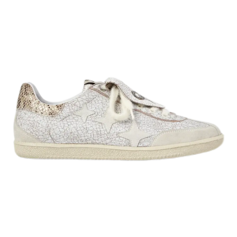 Plus Duke Snake Sneaker | Aged Leather & Printed Lace Guard by Duke ...